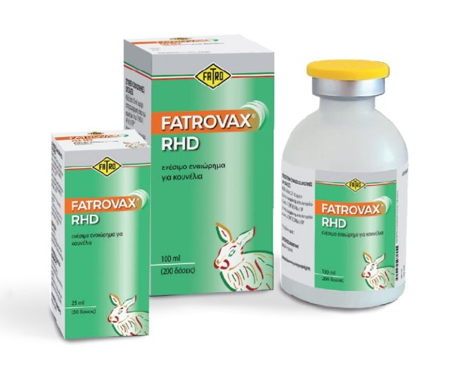 FATROVAX RHD: ΔΙΠΛΟ ΕΜΒΟΛΙΟ ΚΑΤΑ ΤΗΣ ΑΙΜΟΡΡΑΓΙΚΗΣ ΝΟΣΟΥ ΤΩΝ ΚΟΥΝΕΛΙΩΝ ...